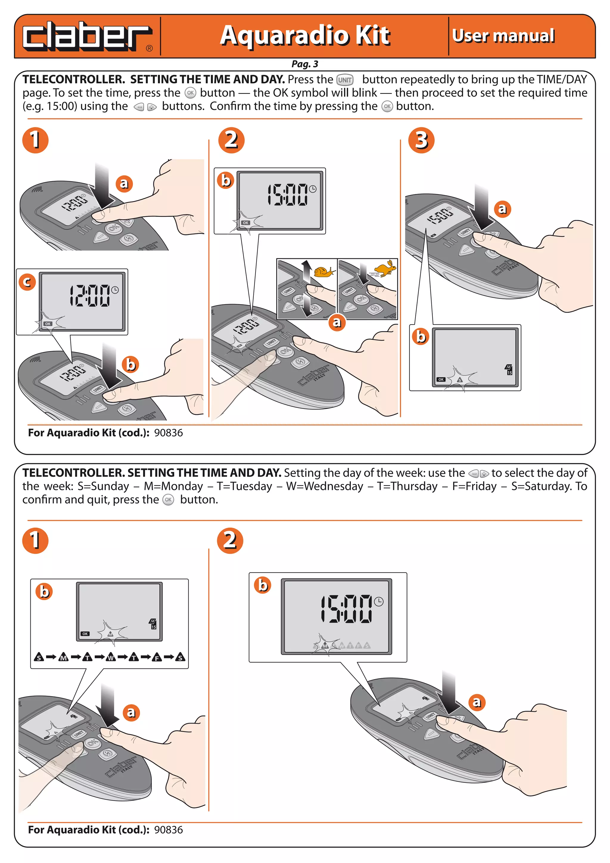 Guide aquaradio kt90836 | PDF