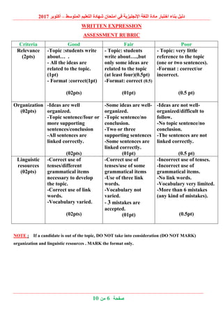 Guide bem-anglais-2017 | PDF
