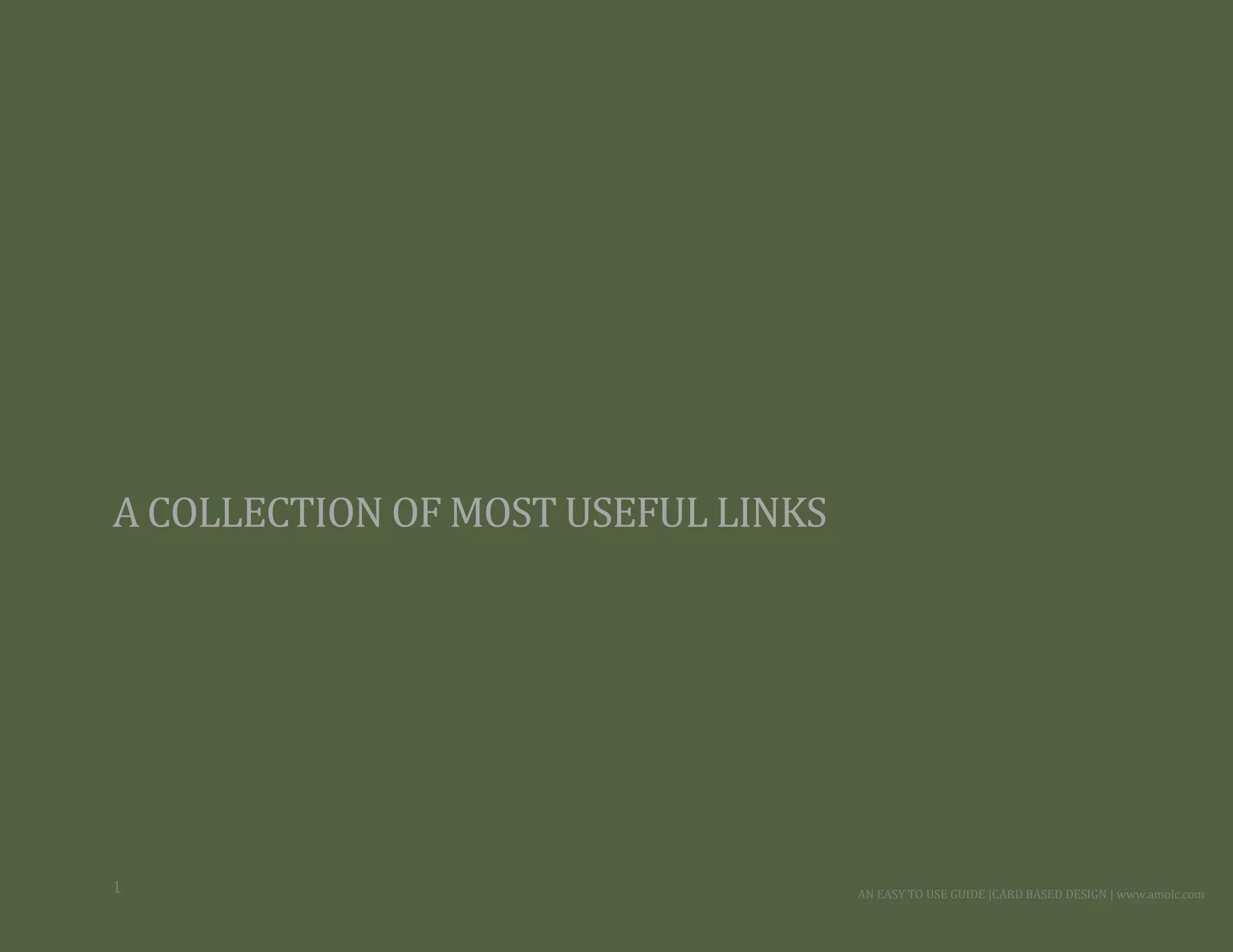 Card Based Design | An Easy to use guide | PPT