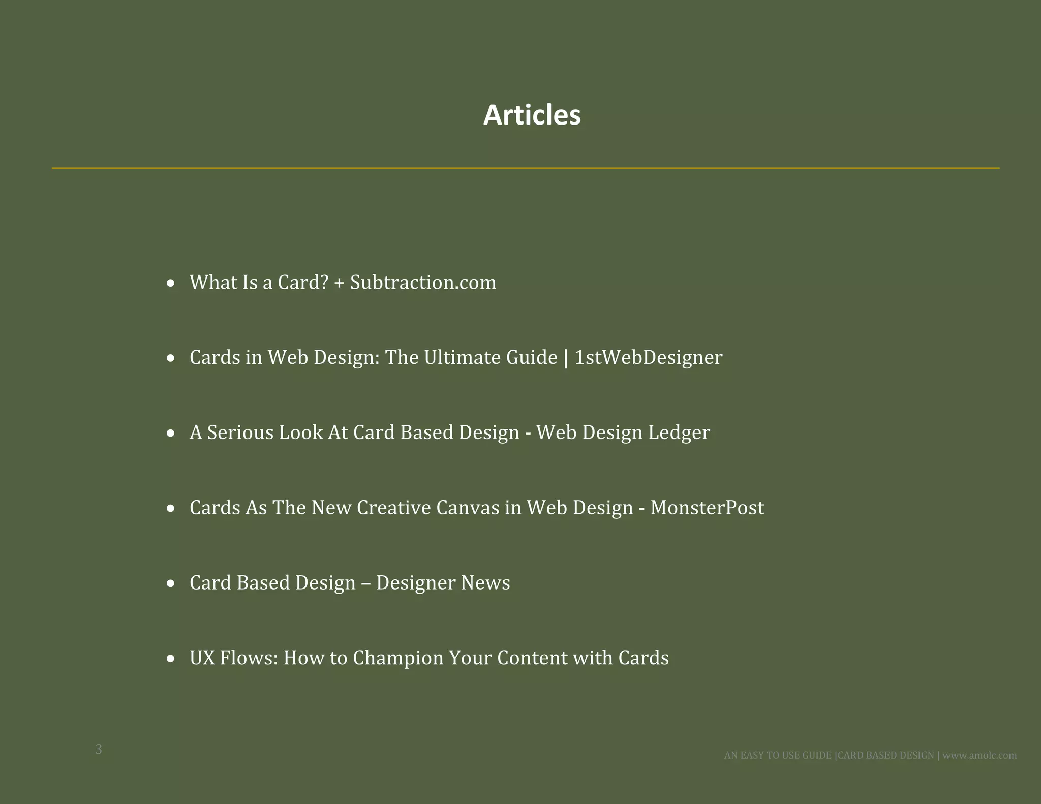 Card Based Design | An Easy to use guide | PPT