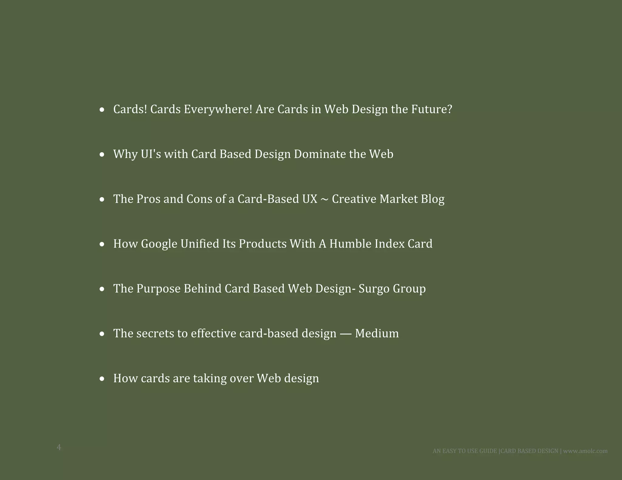 Card Based Design | An Easy to use guide | PPT | Free Download