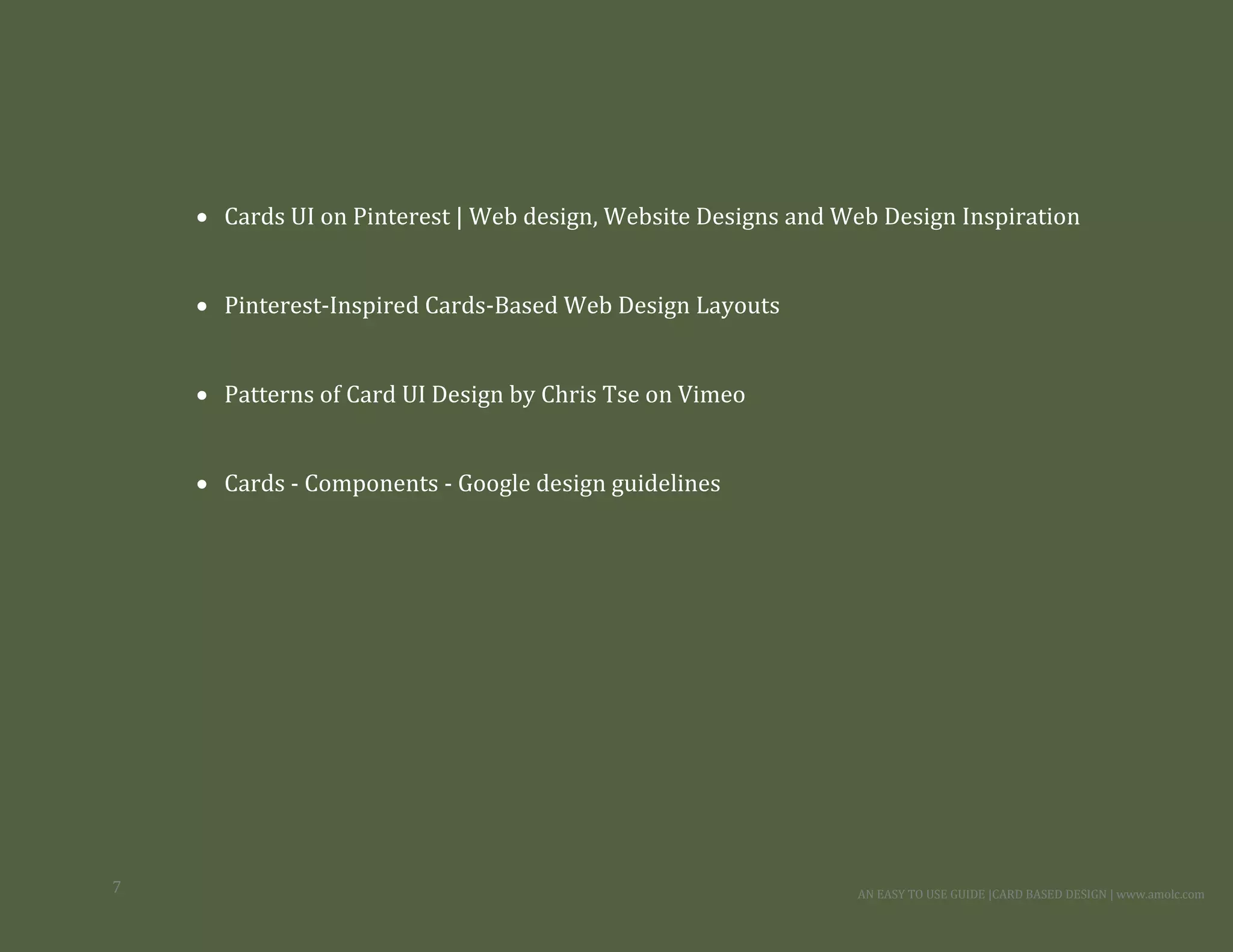 Card Based Design | An Easy to use guide | PPT | Free Download