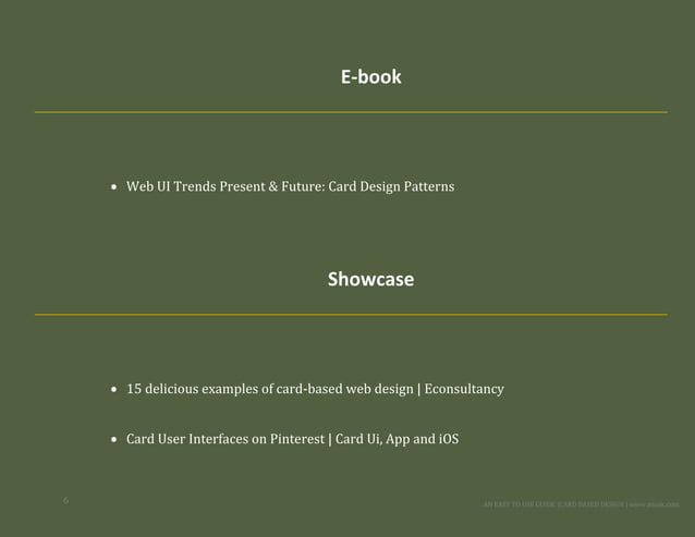 Card Based Design | An Easy to use guide | PPT