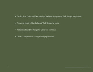 Card Based Design | An Easy to use guide | PPT