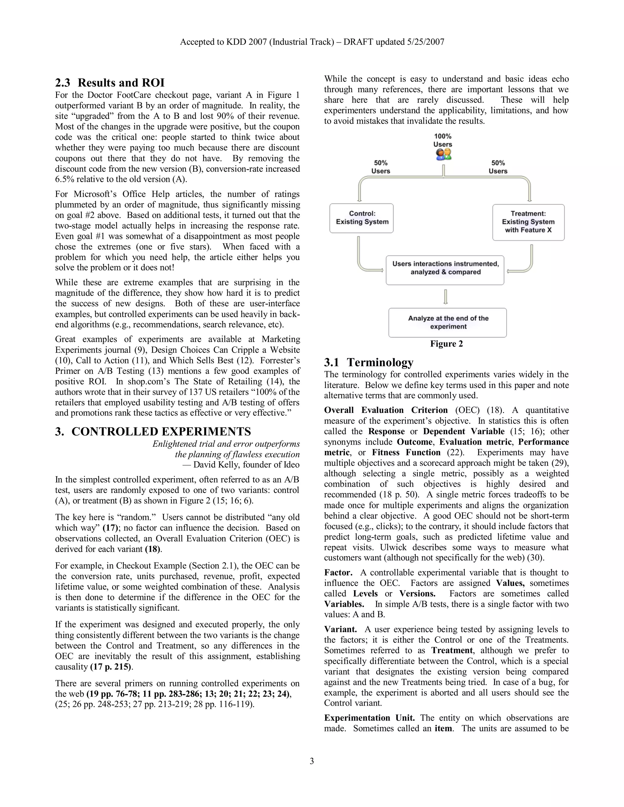 Guide Controlled Experiments | PPT