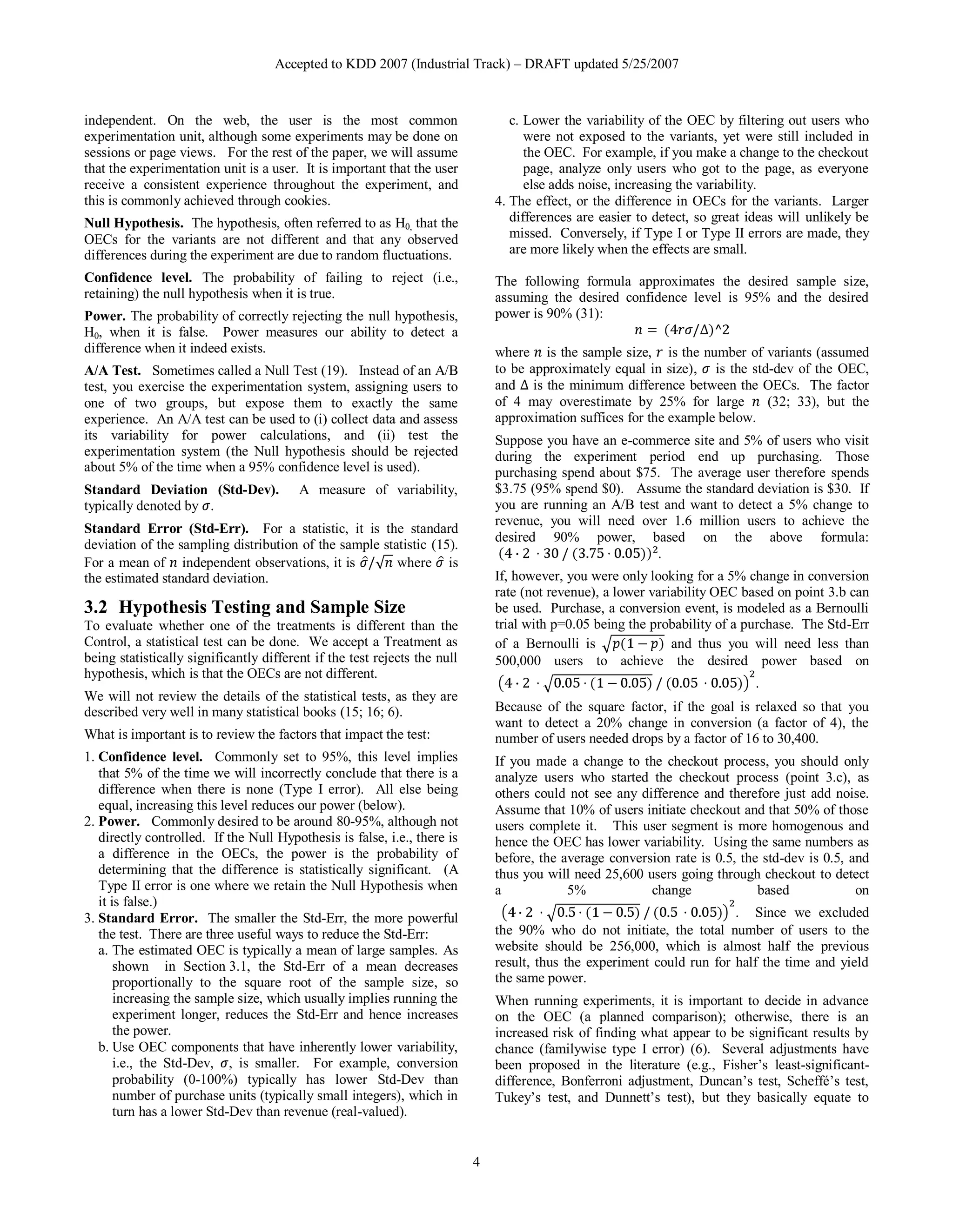 Guide Controlled Experiments | PPT