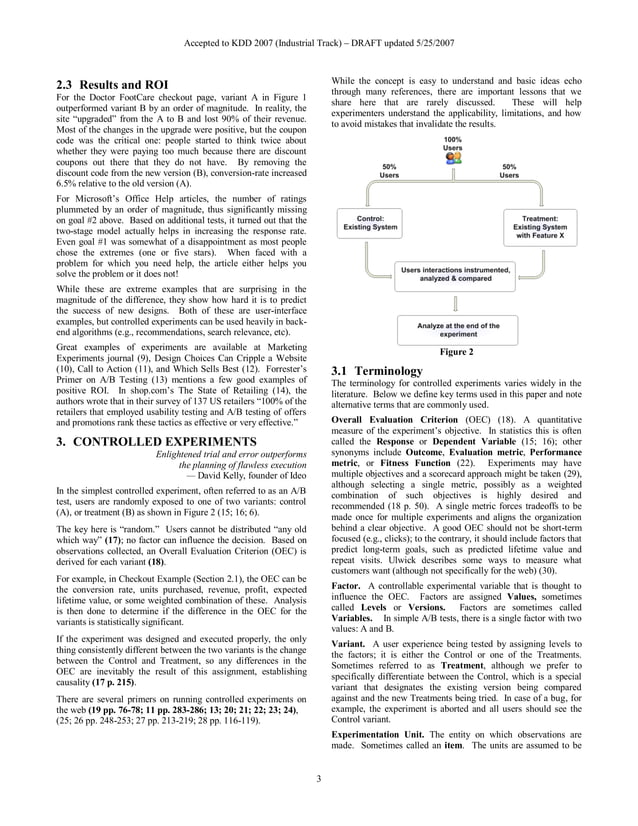 Guide Controlled Experiments | PPT