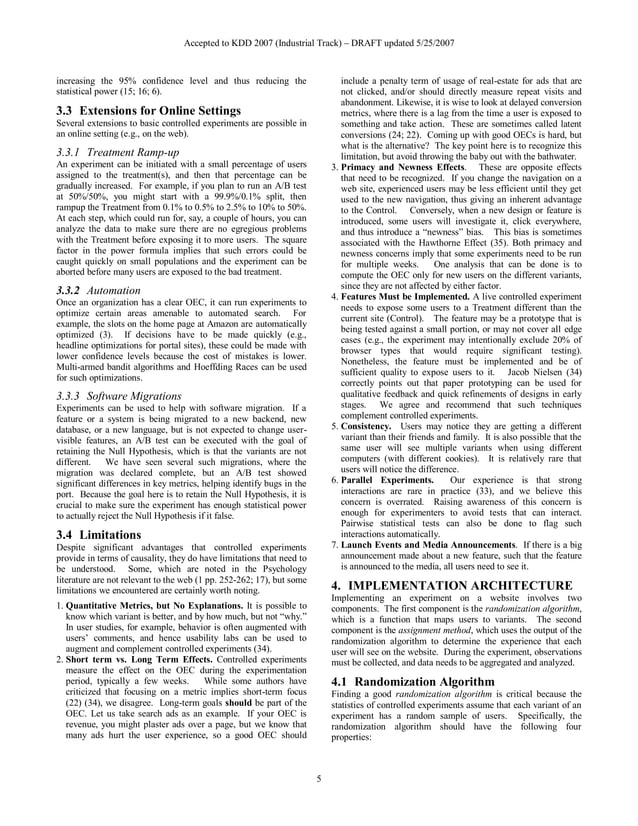 Guide Controlled Experiments | PPT