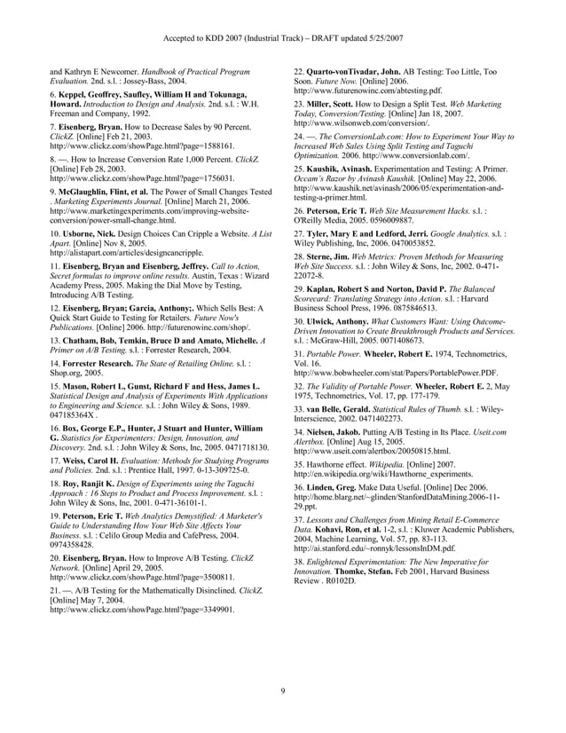 Guide Controlled Experiments Ppt