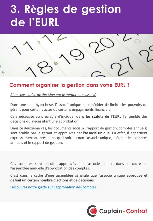 Le guide pour créer son EURL et pour tout connaître sur l'entreprise ...