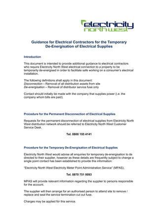 Guide for Electrical Contractors | PDF