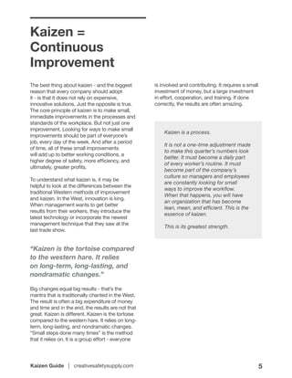 Guide kaizen | PDF