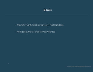 Microcopy | An Easy to Use Guide | PPT