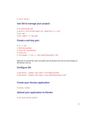 Guide - Migrating from Heroku to AWS using CloudFormation | DOCX | Cloud Computing | Internet