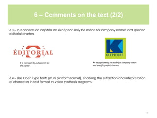 General good practices guidelines for desktop publishing | PPT