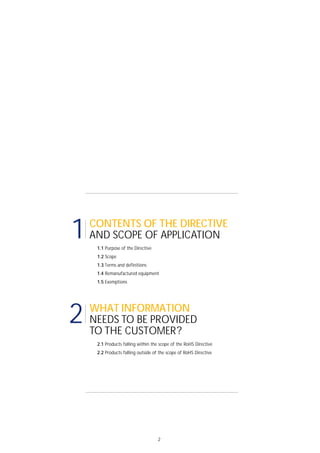 Guide for the implementation of the RoHS Directive by manufacturers of ...