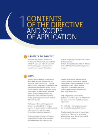 Guide for the implementation of the RoHS Directive by manufacturers of ...