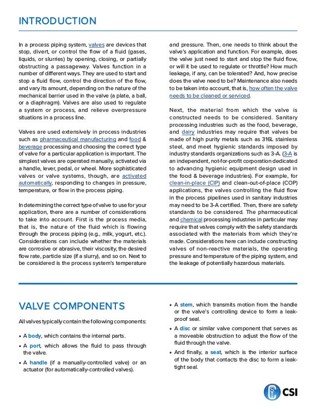 Guide to-choosing-the-right-valve | PDF