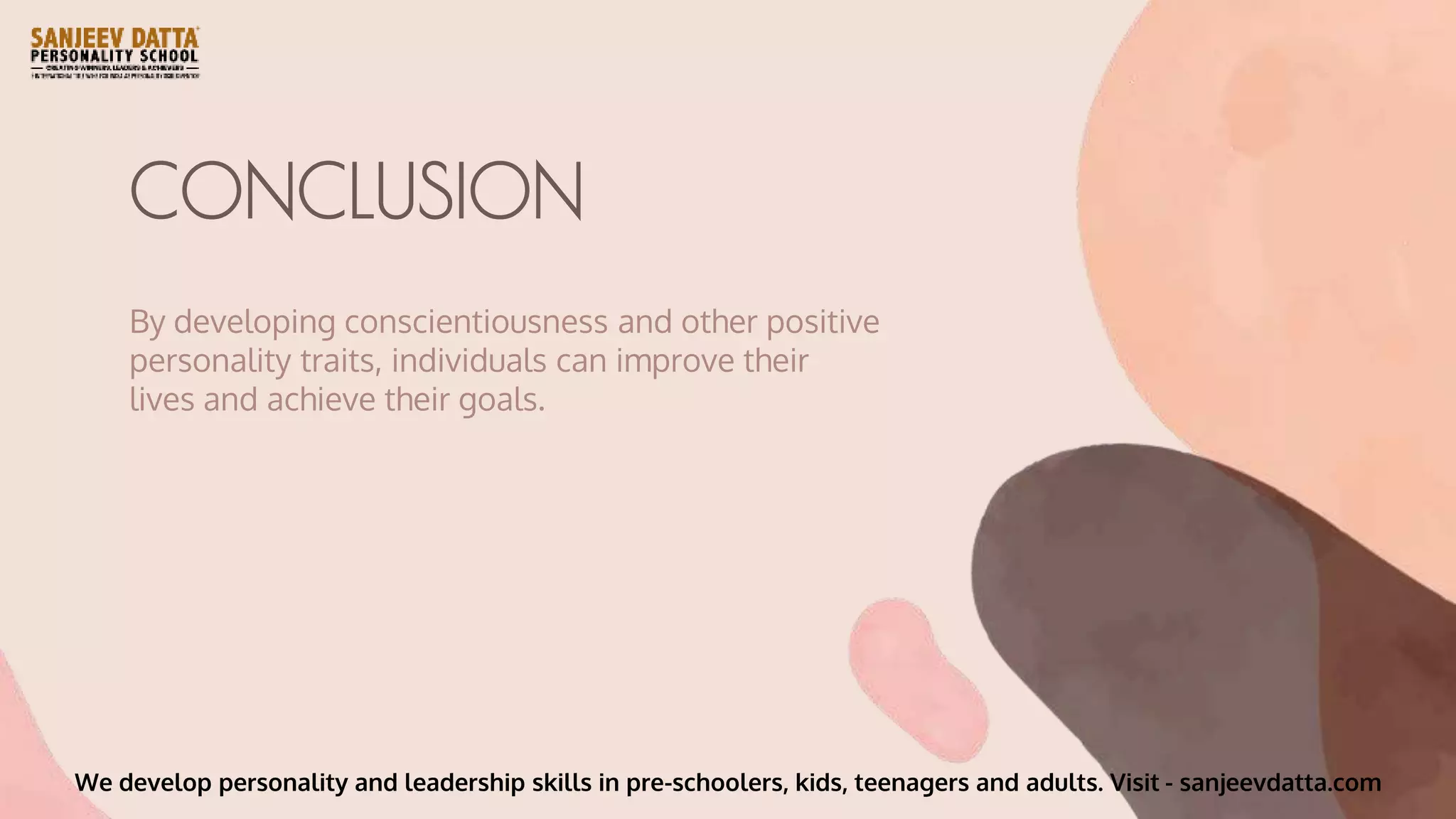 Guide to Conscientiousness | PPTX