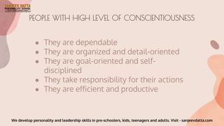 Guide to Conscientiousness | PPTX | Parenting | Family and Relationships