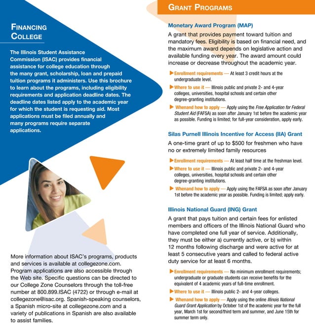 Guide To ISAC Programs | PDF | Student Financial Aid | Financial Assistance