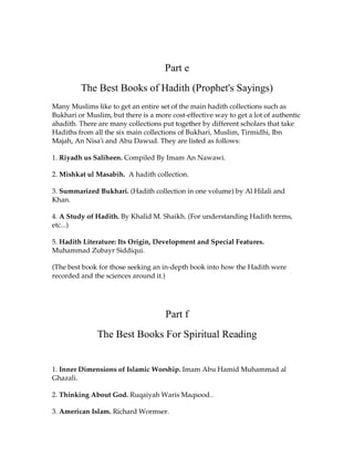 Guide To Islam For New Muslims | PDF