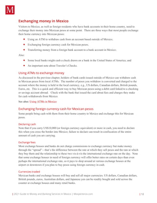 Guide to-money-and-banking-services-in-mexico-2021 (1) | PDF