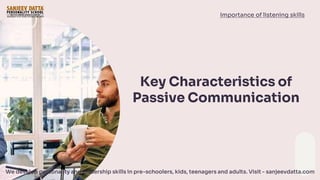 Guide to Passive Communication | PPTX