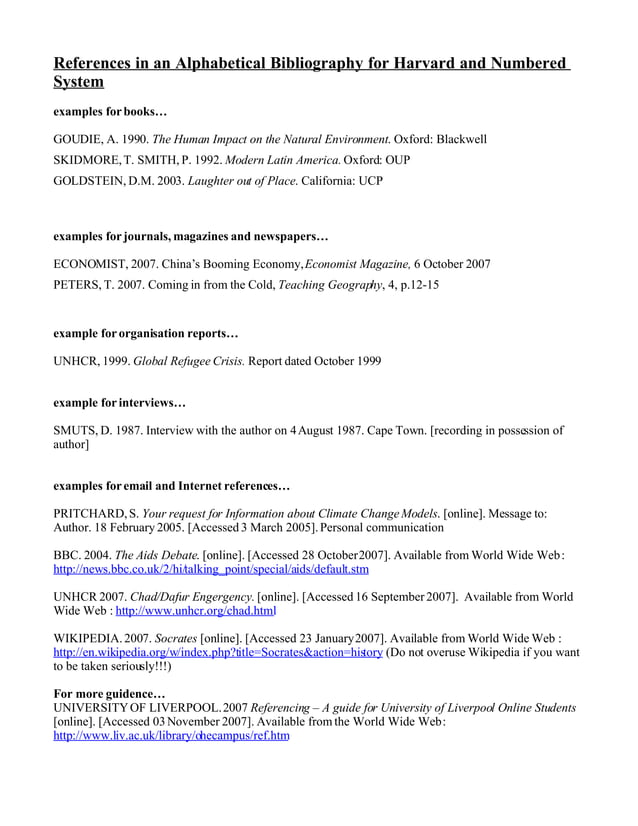 Guide To Referencing Your Extended Essay | DOC | Desktop Publishing ...