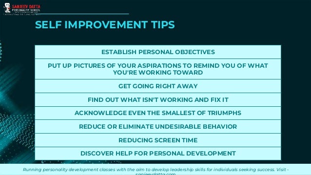 Guide to Self Improvement for a Progressive You | PPT