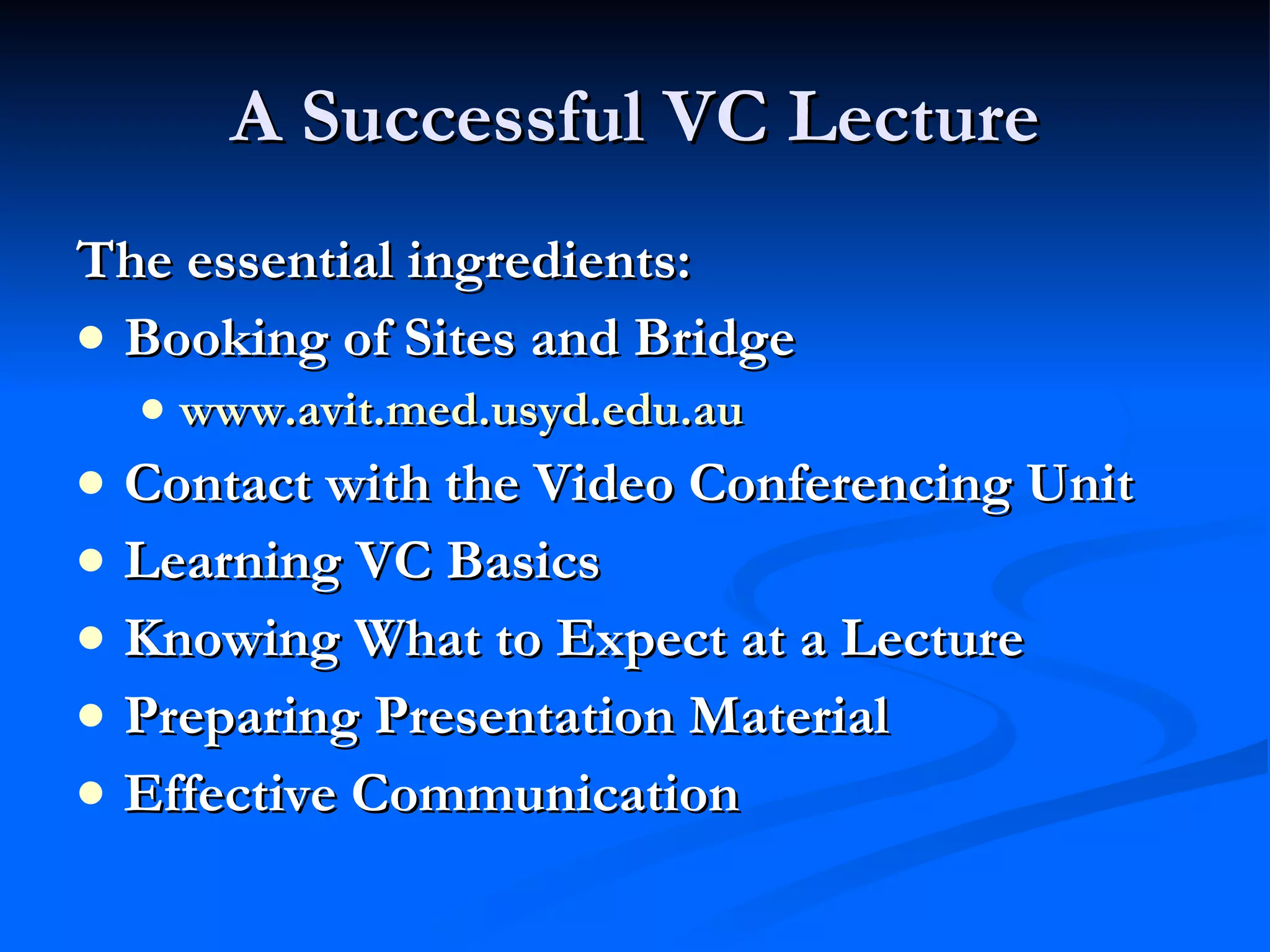 Guide to Successful Lectures | PPT