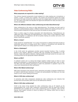 Guide to Video Conferencing | PDF