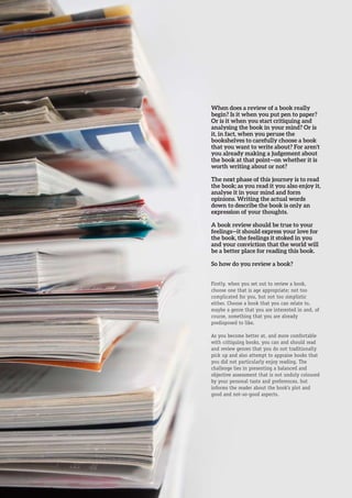 ParentEdge’s l Guide to Writing an Effective Book Review | PDF