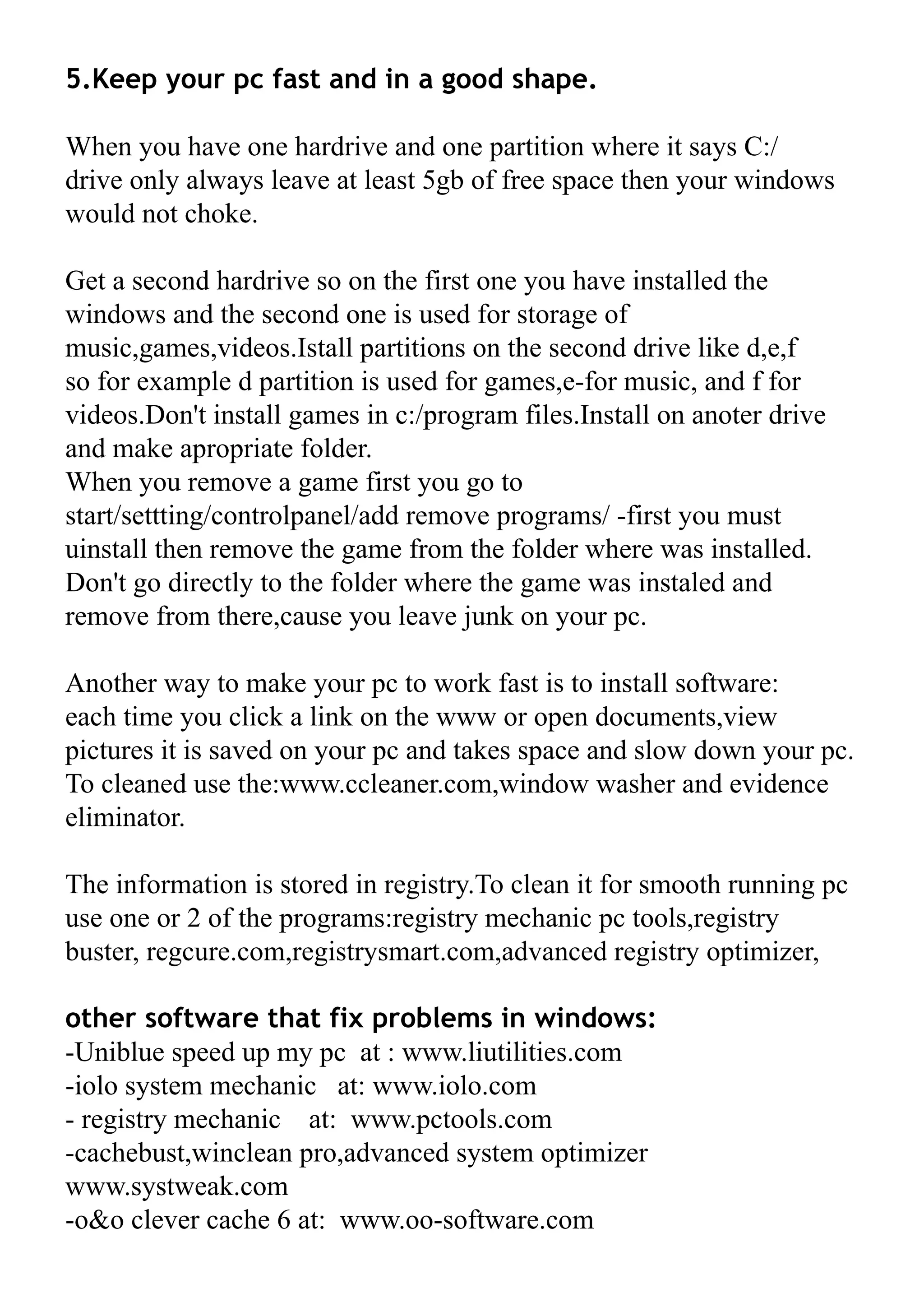 Guide To Your Pc Hardware,Software,P2p,Game Emulators | PDF