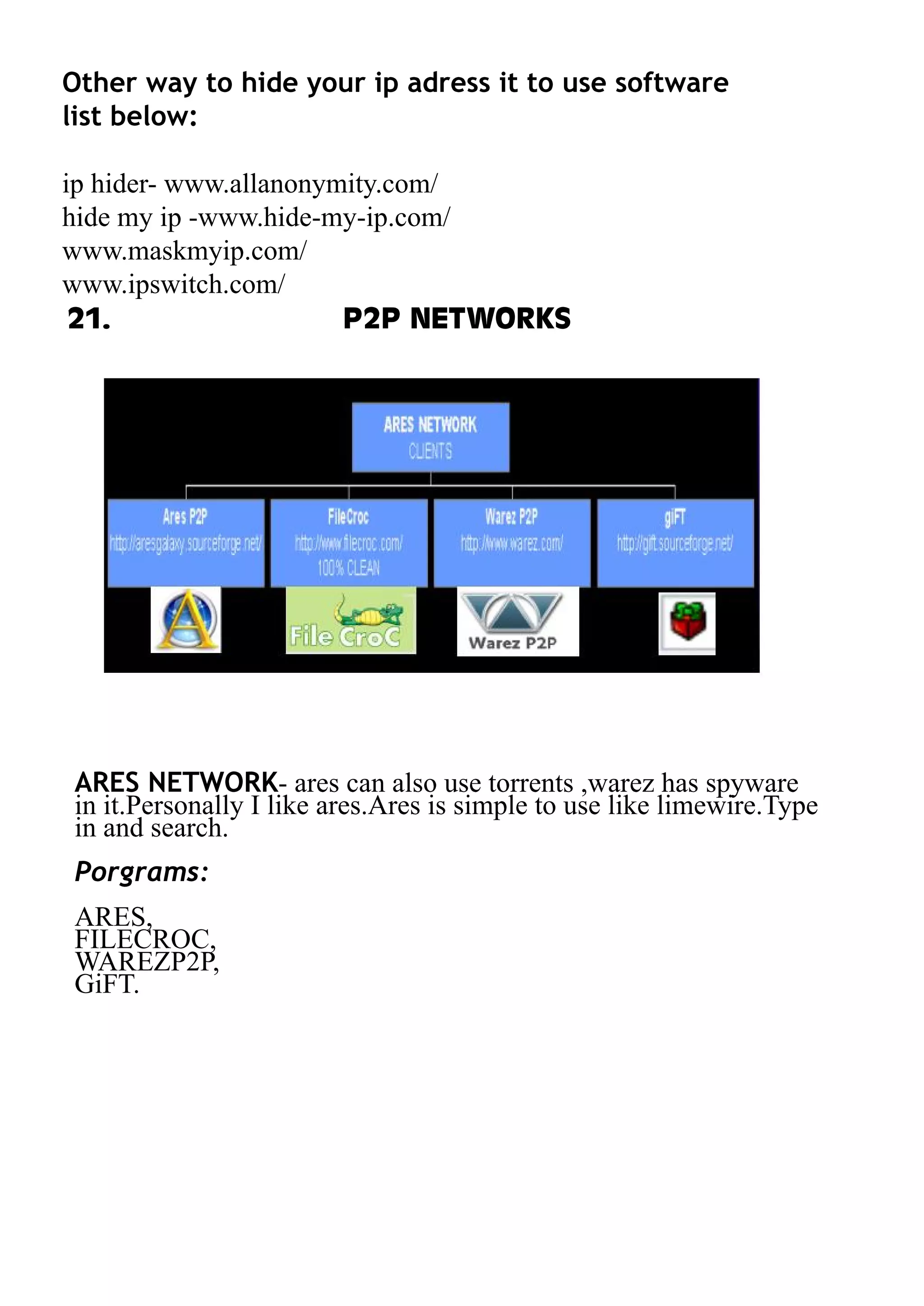 Guide To Your Pc Hardware,Software,P2p,Game Emulators | PDF