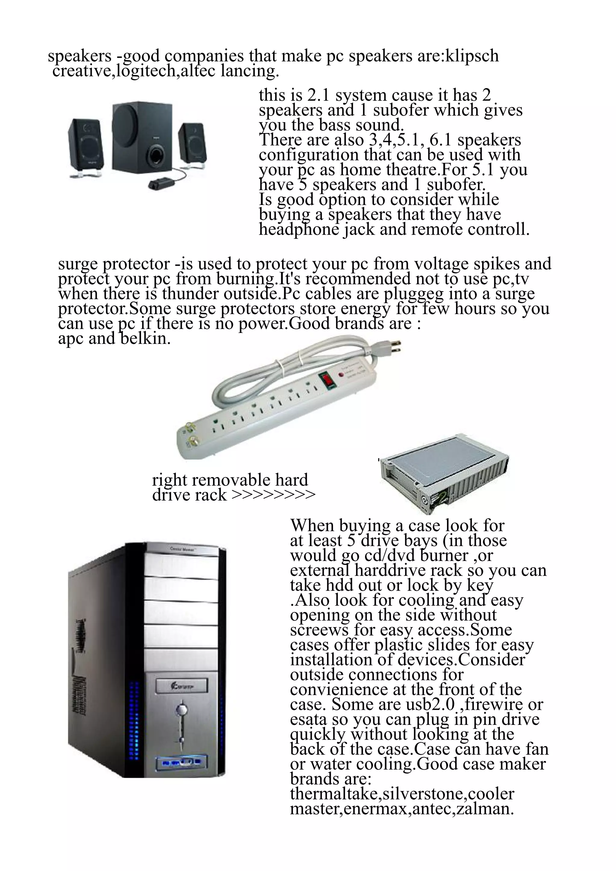 Guide To Your Pc Hardware,Software,P2p,Game Emulators | PDF