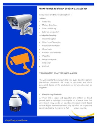 Video Security System - Securens | PPTX