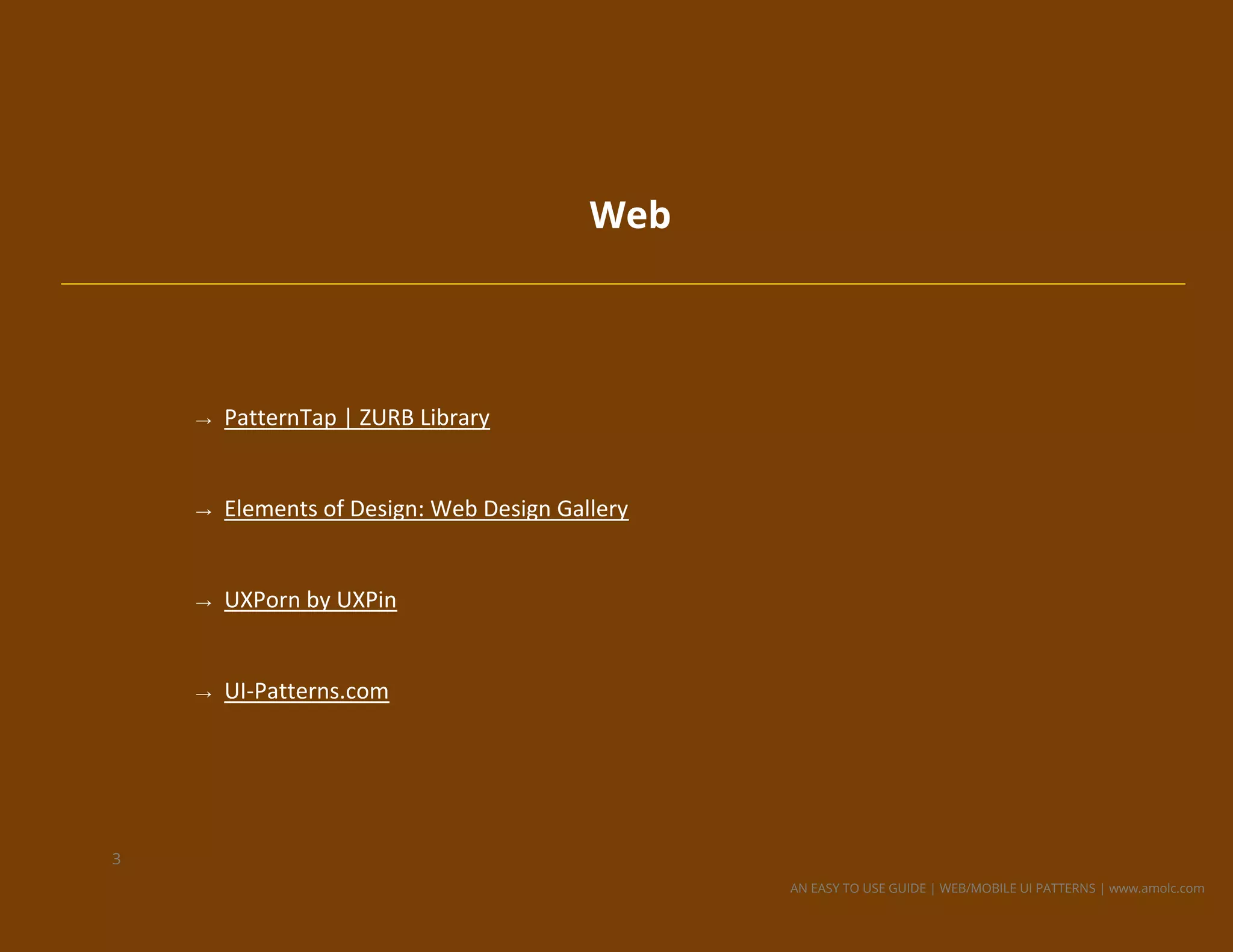Webmobile Ui Pattern Libraries An Easy To Use Guide Pdf Tablets