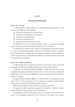 Guidelines for the Employment of Consultants under Japanese ODA Loans | PDF