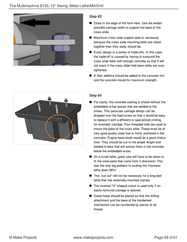 Building the Concrete Lathe (Open Source Machine Tools) | PDF