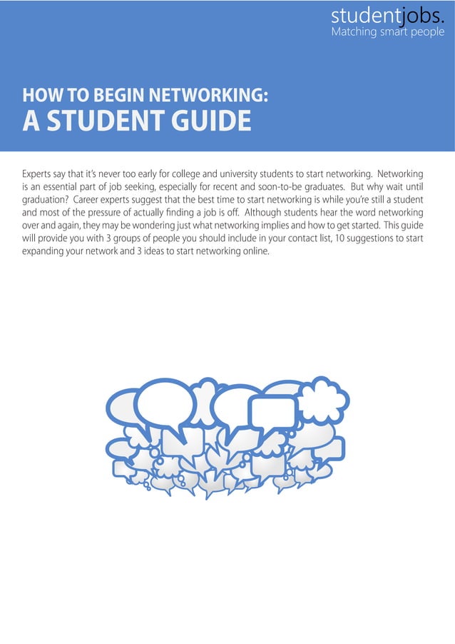 Guide # 1 how to start networking | PDF