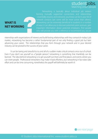 Guide # 1 how to start networking | PDF