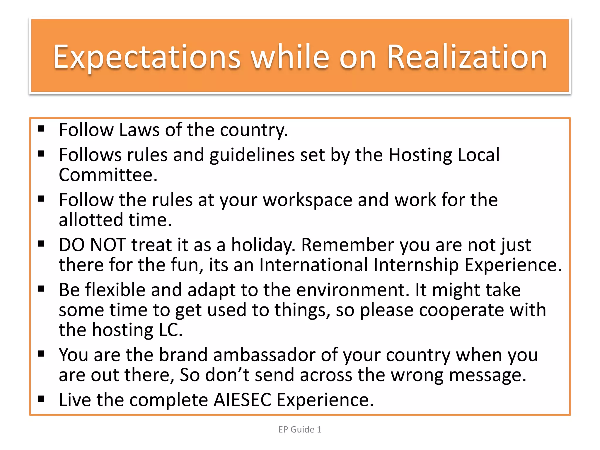 Guide 2. realization | PPTX