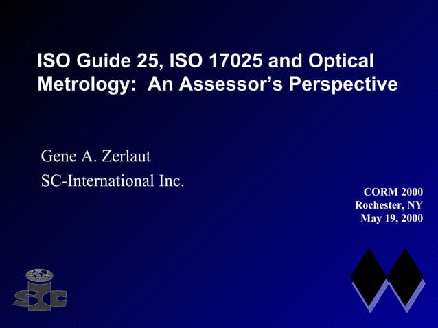 Guide25 vs ISO/IEC17025 | PPT