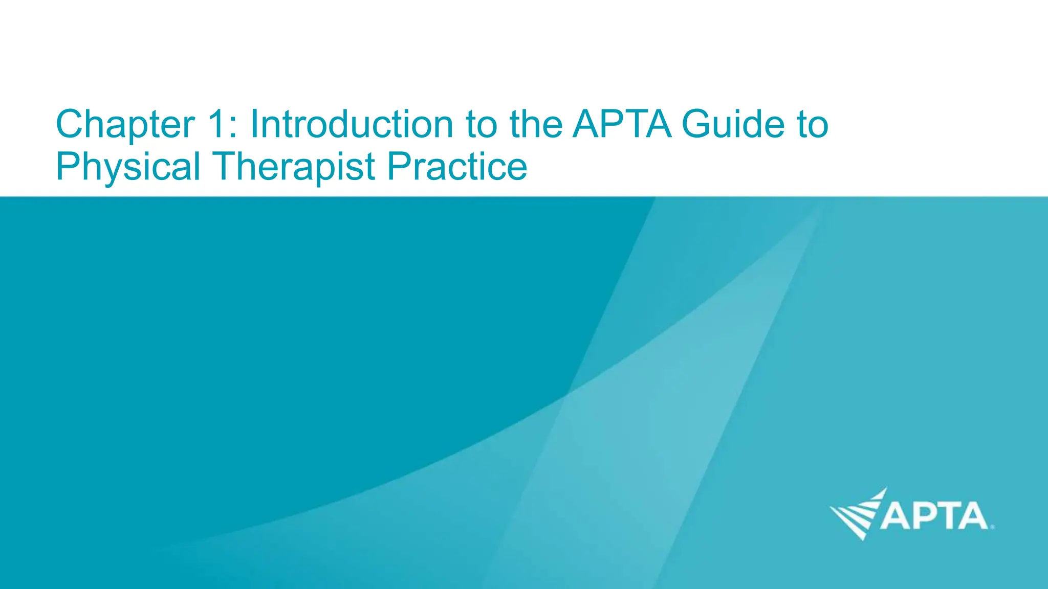 Guide to Physical Therapist Practice presentation | PPTX