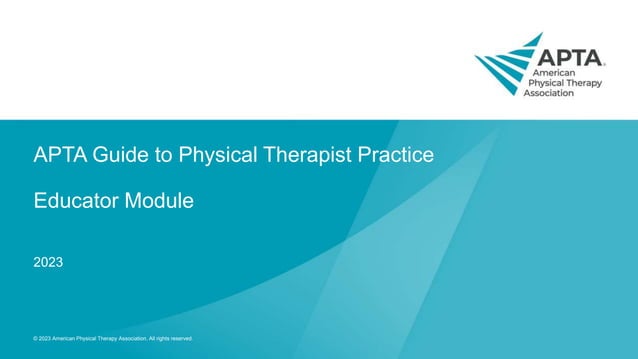 Guide to Physical Therapist Practice presentation | PPTX