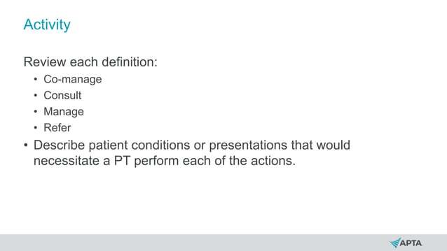 Guide to Physical Therapist Practice presentation | PPTX
