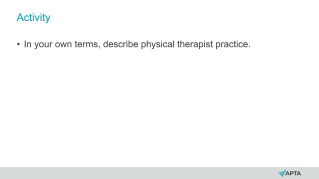 Guide to Physical Therapist Practice presentation | PPTX