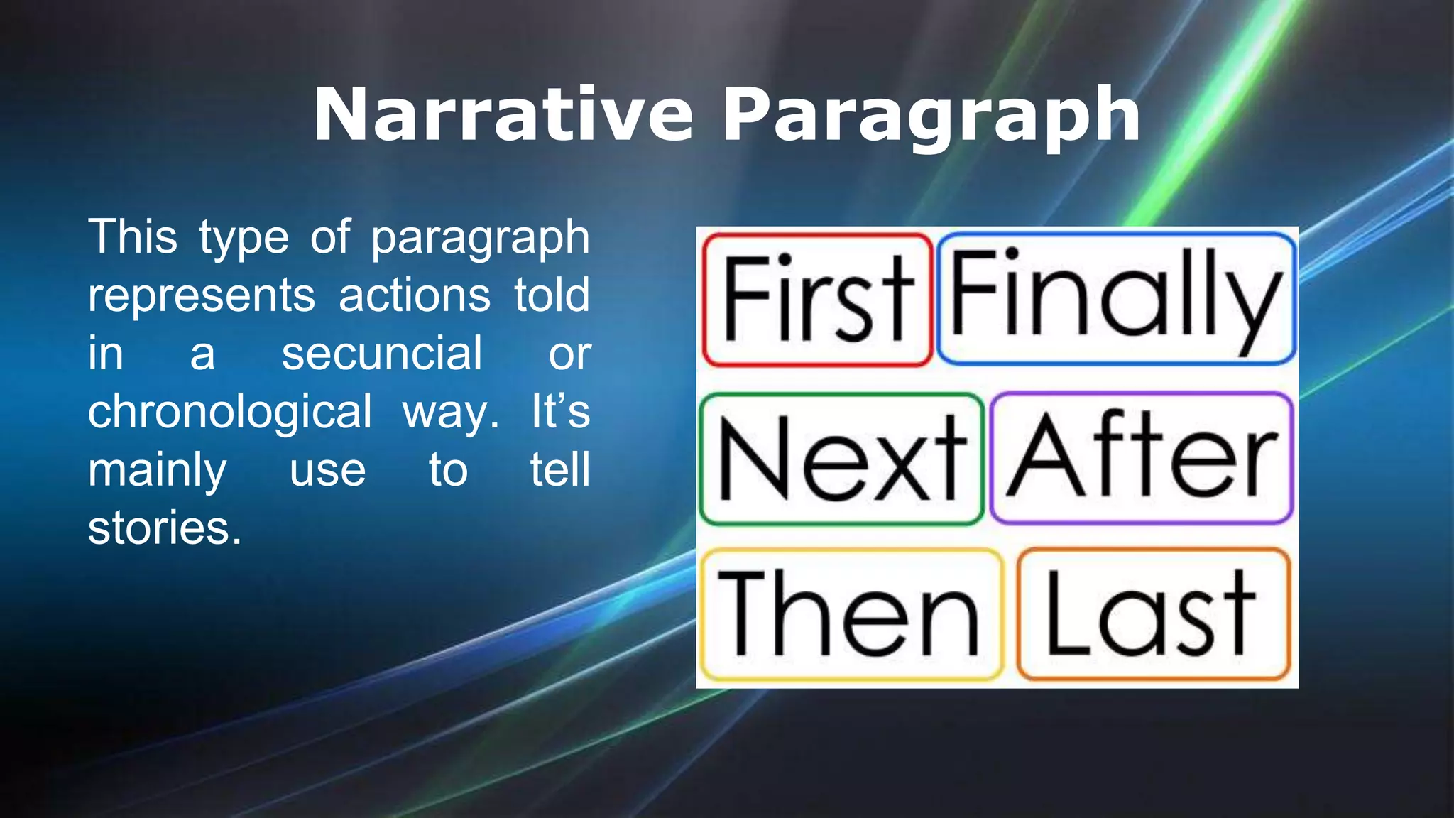 Guide 4 types of paragraphs | PPT
