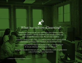 Creating a Culture of Learning in 6 Steps | PDF